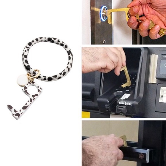 Accessories | Contactless Key Ring Bracelet Door Opener Keychain | Poshmark